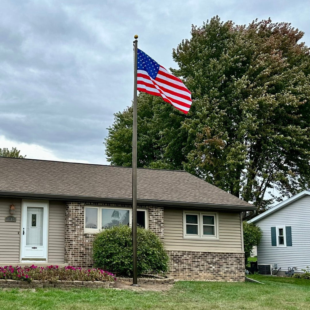 Heavy Duty Residential Flagpoles for Sale | Buy Flag Pole Online ...