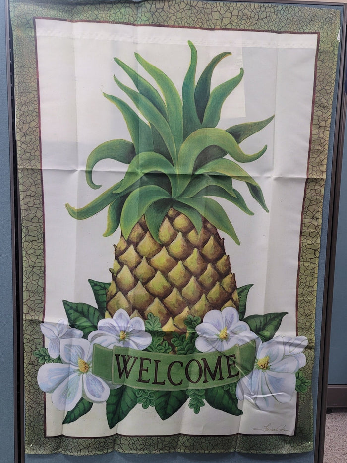 Pineapple Welcome Banner - Liberty Flag & Specialty